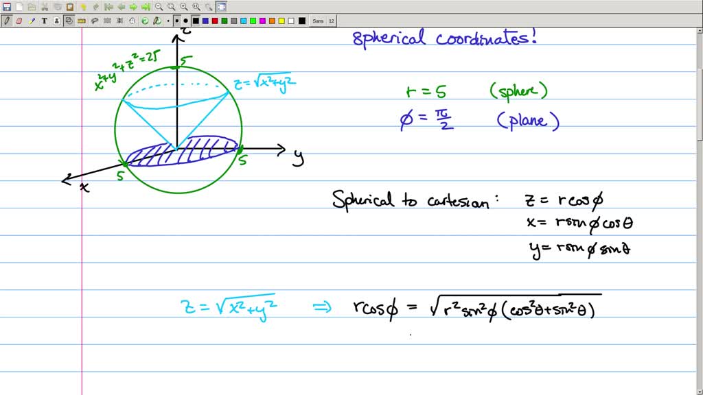 SOLVED: SCALC9M 15.8.032. Use spherical coordinates. Find the volume of ...