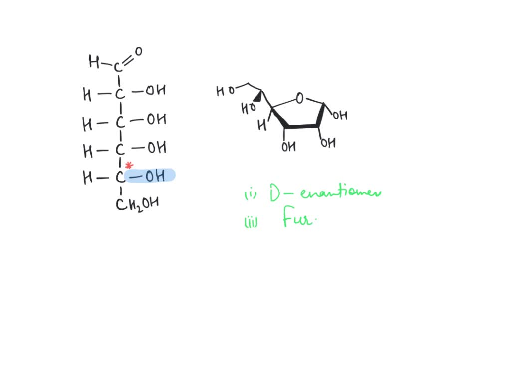 SOLVED: As indicated in this video, the ring form of carbohydrates are ...