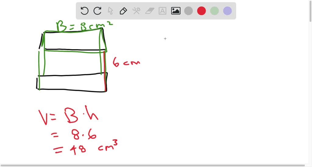 SOLVED: A prism with a base area of 8 cmÂ² and a height of 6 cm is dilated by a factor of 54 ...