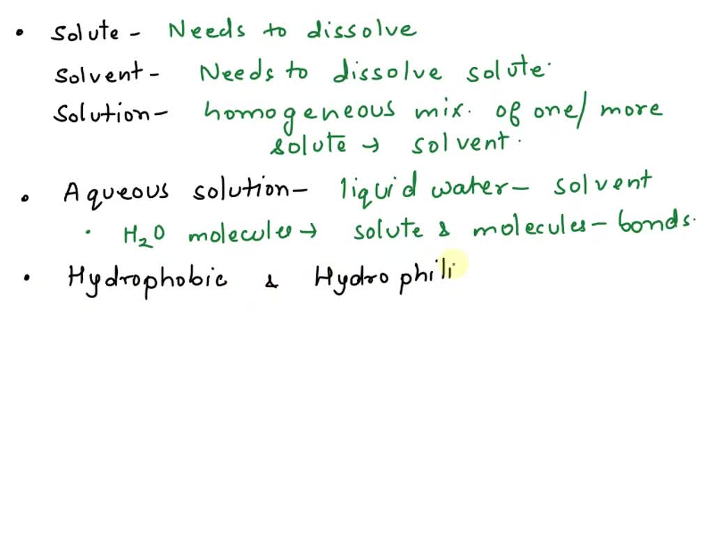 SOLVED: Distinguish between a solute, a solvent and a solution. What is ... SOLVED: Distinguish between a solute, a solvent and a solution. What is ...