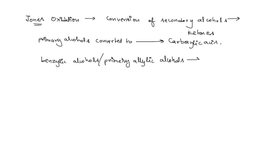 SOLVED: A primary alcohol reacts with Jones reagent to form an aldehyde ...