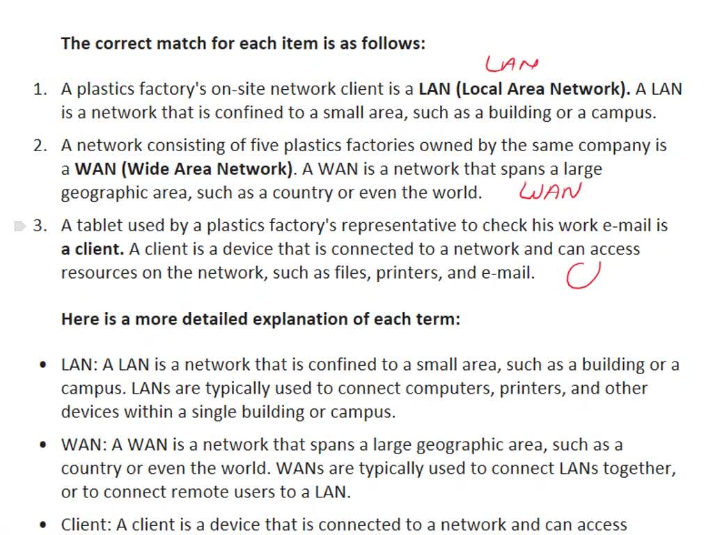 SOLVED: Unit 2 Network Communication and Organization Lesson 5 Network Addressing Network ...