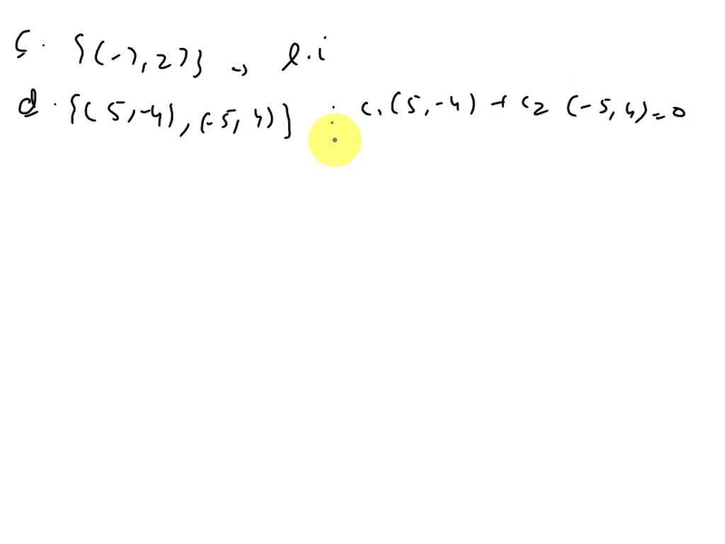 SOLVED: Given is the fact that the sequence of vectors G, 6, â‚¬ of a ...