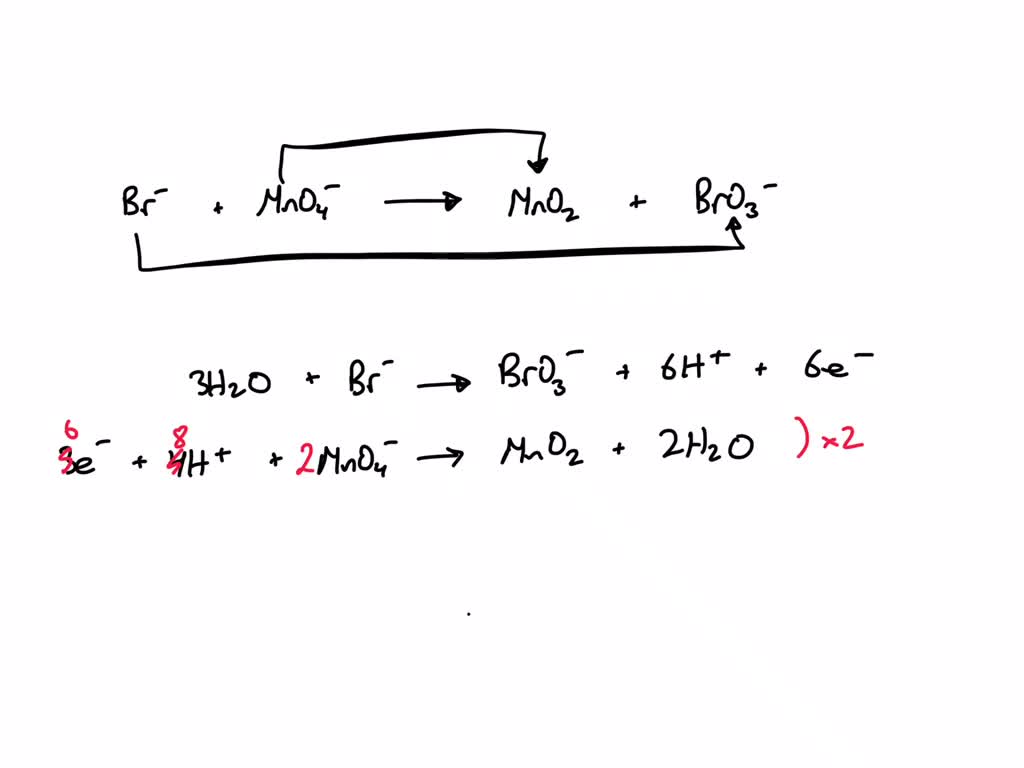 SOLVED: The following redox equation is occurring in acidic solution ...