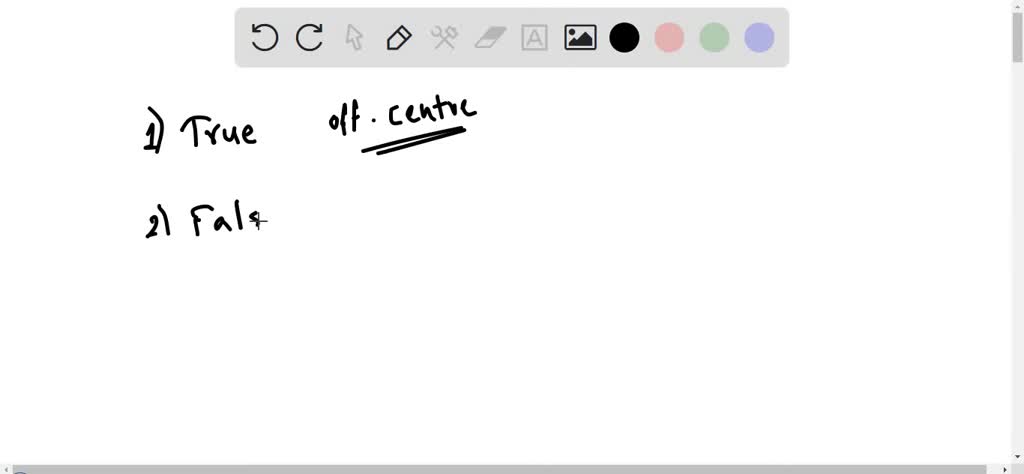 SOLVED: 10. Answer the True-False questions below concerning the ...