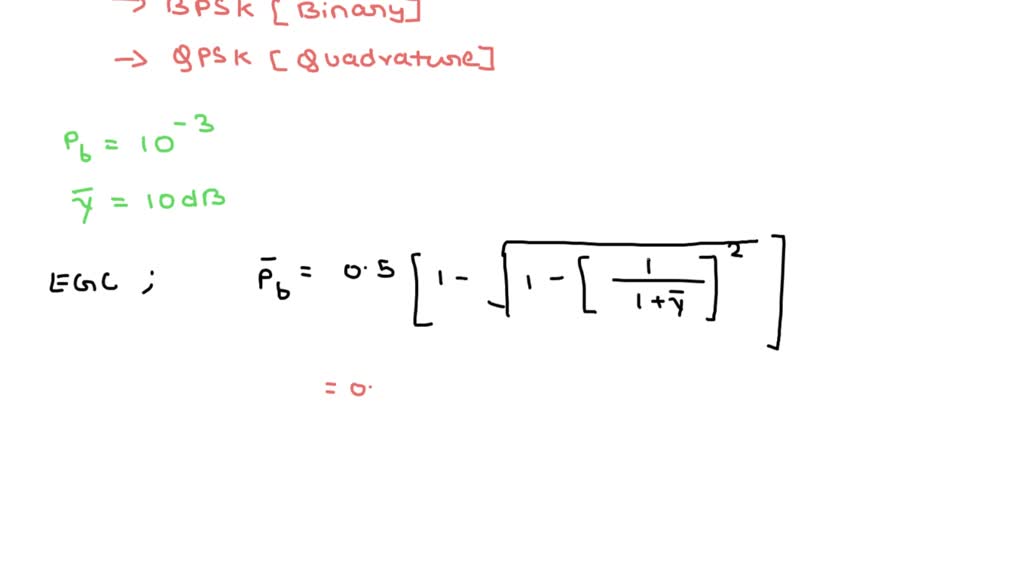 Question 4 (12 points): Find the outage probability of BPSK modulation ... Question 4 (12 points): Find the outage probability of BPSK modulation ...