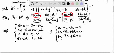 (1 point) Show that A = and B = are similar matrices by finding an invertible matrix P ...