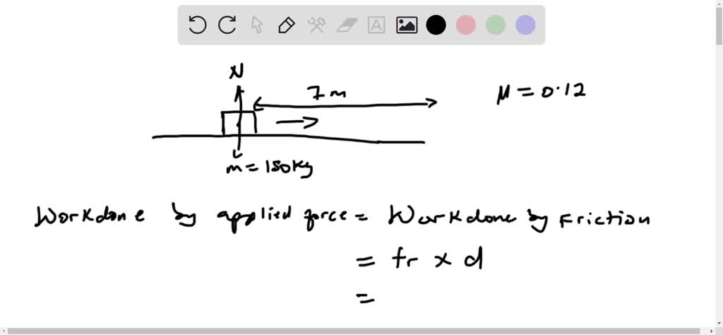 Solved A 9 Kg Object Is Being Pulled By A Horizontal Force F 140 N On
