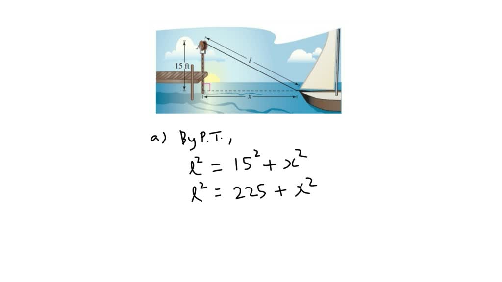SOLVED: A winch is used to tow a boat to a dock. The rope is attached ...