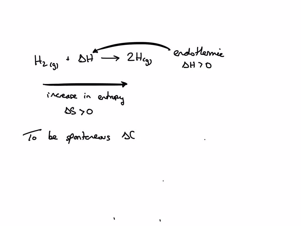 SOLVED: Consider the dissociation of hydrogen, an endothermic reraction ...