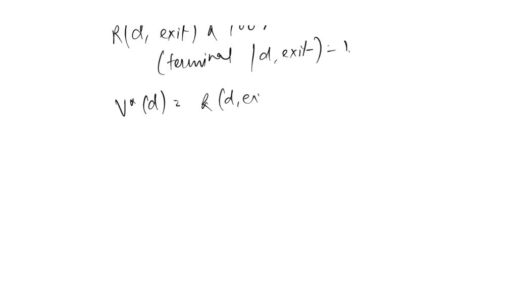 Solved Q1 Value Iteration 20 Points Consider The Gridworld Where Left And Right Actions Are