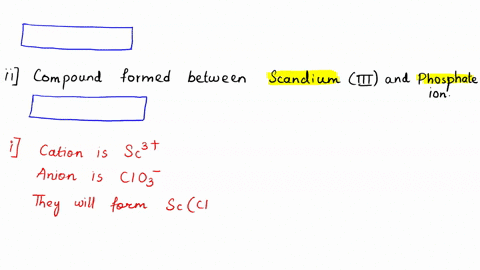 SOLVED: What is the chemical formula for the compound formed between ...