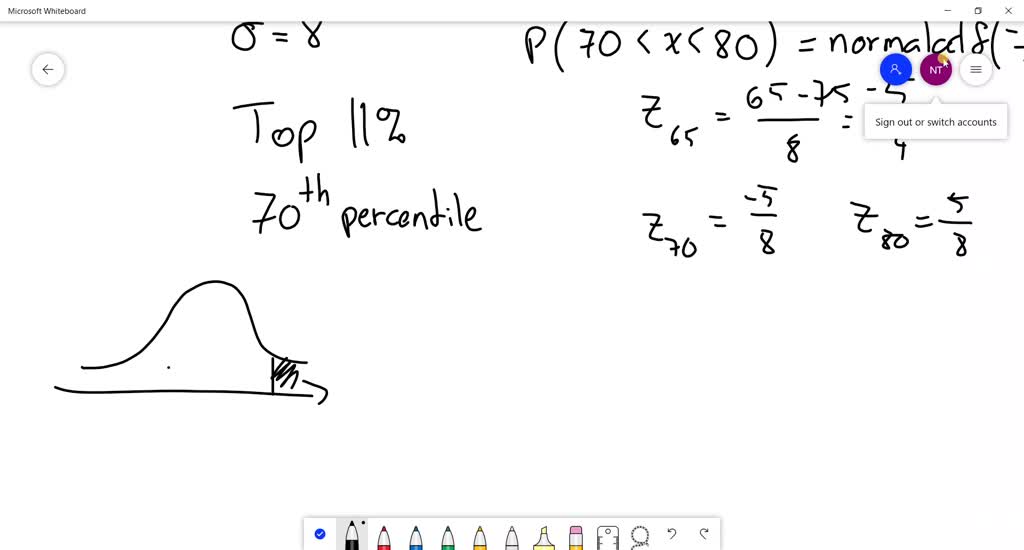 SOLVED: Final grades in Professor Albert's large calculus class are ...