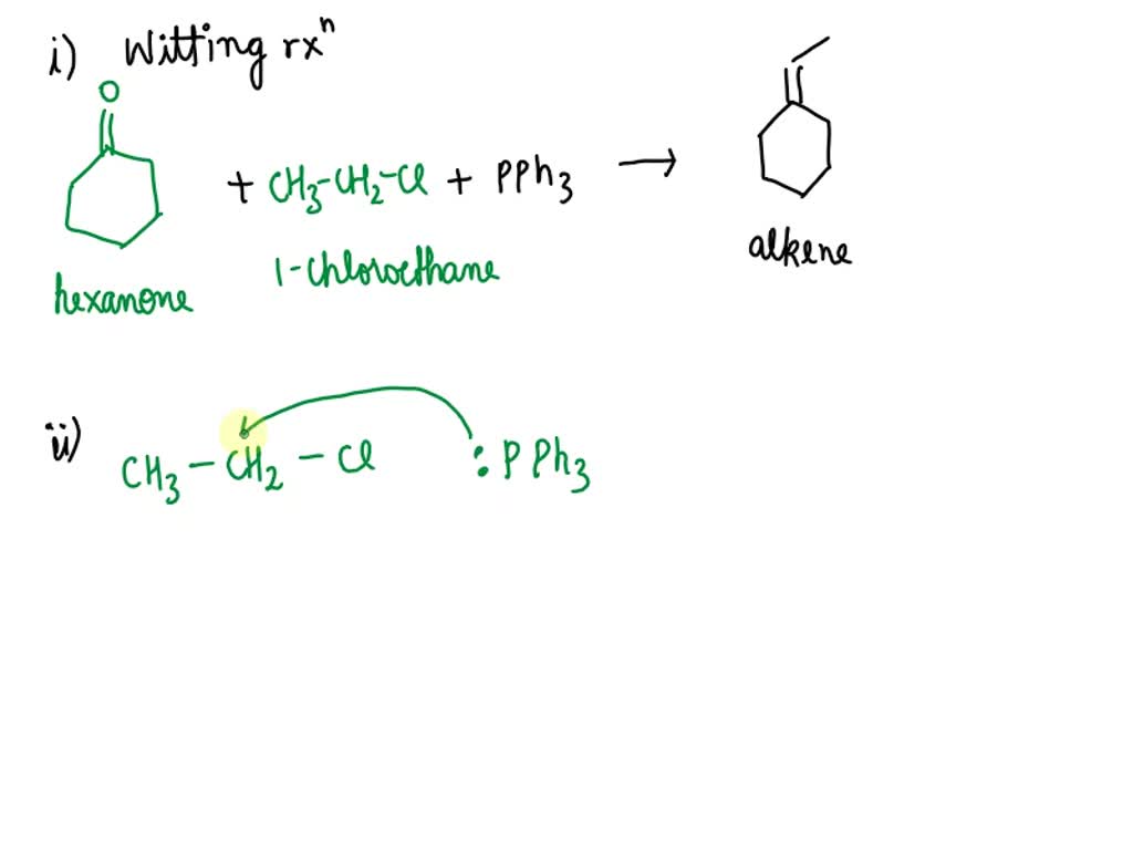 SOLVED: 8) i) Suggest an alkyl halide and a carbonyl starting material ...