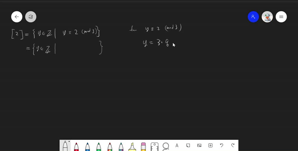 SOLVED: 7. Prove that congruence modulo 10 is an equivalence relation ...