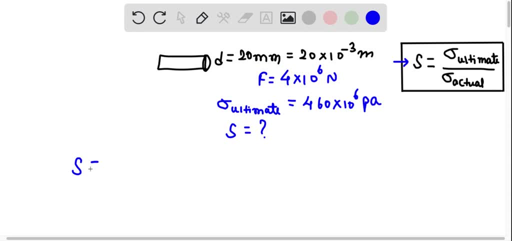 SOLVED: 6. A steel tie rod is 20 mm diameter: It carries load of 4x10 ...