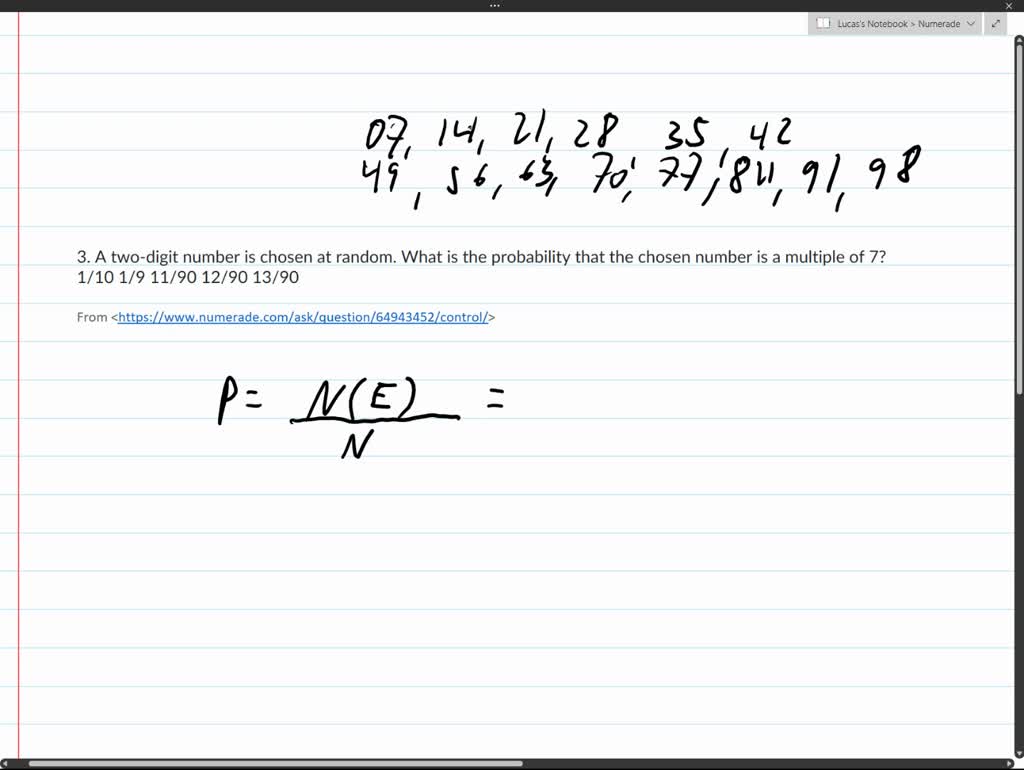 SOLVED: 3. A two-digit number is chosen at random. What is the ...