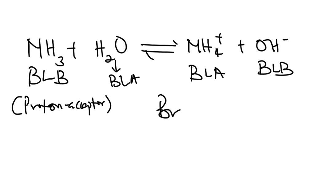 SOLVED: The reaction NH3(aq) + H2O(l) –> OH-(aq) + NH4+(aq) is an example of what?