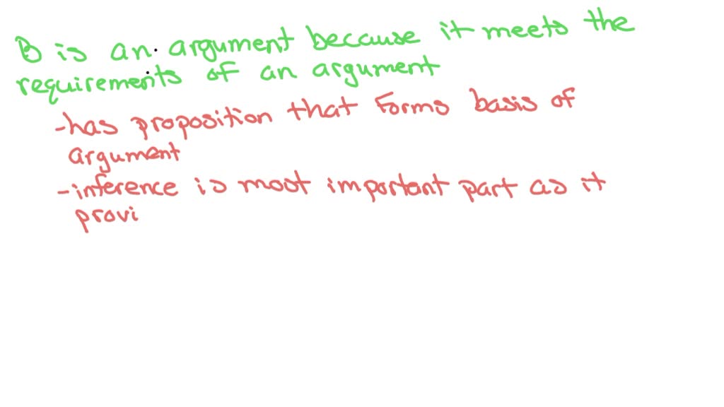 SOLVED: Out of the following passages, only one is an argument. Which ...