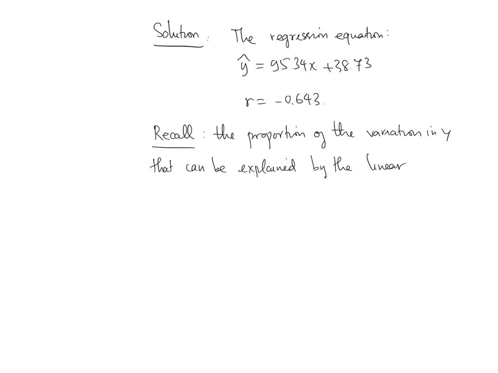 SOLVED: Using your favorite statistics software package, you generate a ...