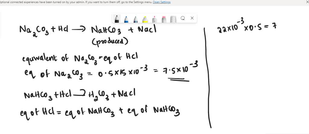 SOLVED: A 1.2 g sample of an impure mixture of sodium carbonate, sodium bicarbonate, and inert ...