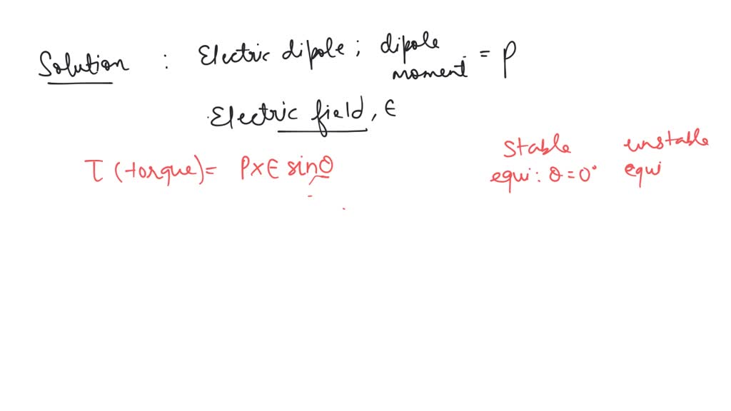 SOLVED: Q5. Write the expression for the work done on an electric ...