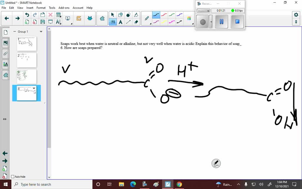 SOLVED: Soaps work best when water is neutral or alkaline, but not very ...