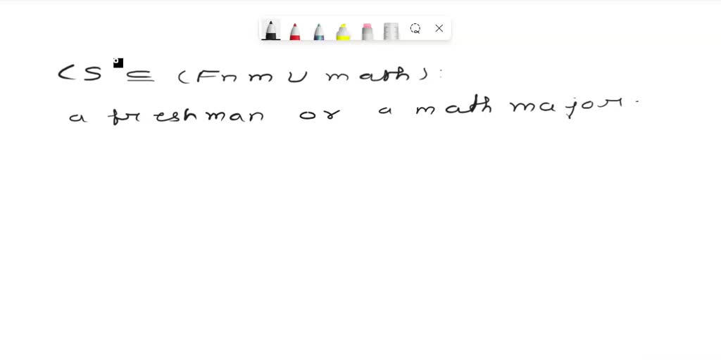 SOLVED: Let the following sets be given. The universal set for this ...