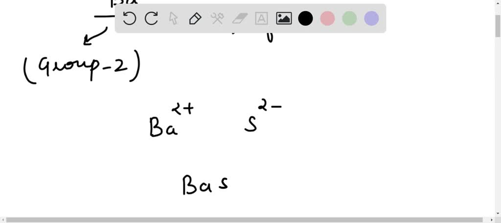 SOLVED: What is the formula of the compound that forms when the ions ...