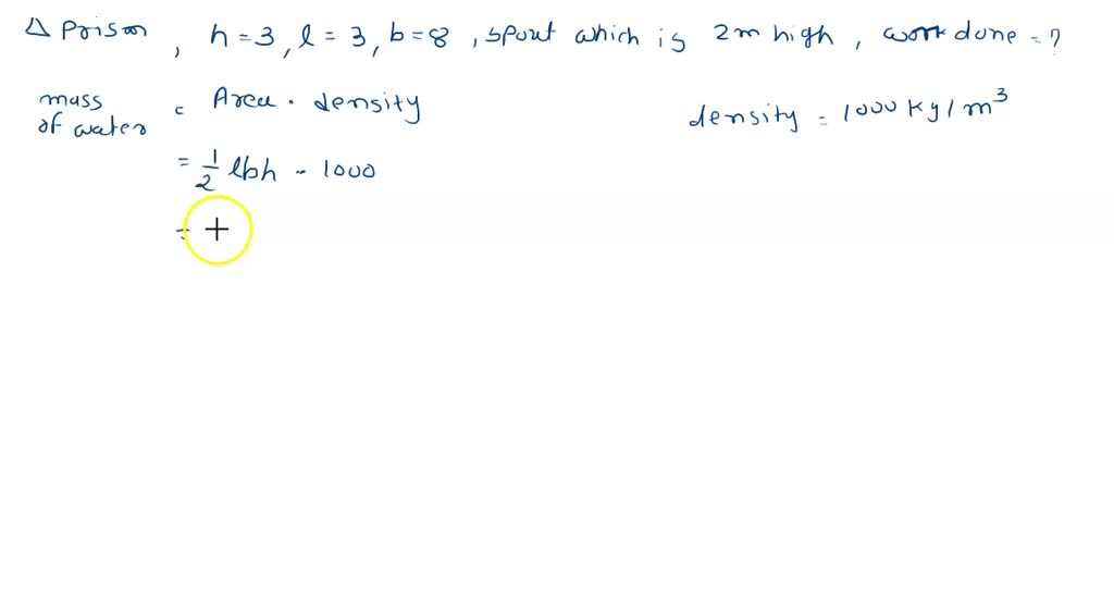 SOLVED: Find the work required to pump water out of a tank shaped like ...