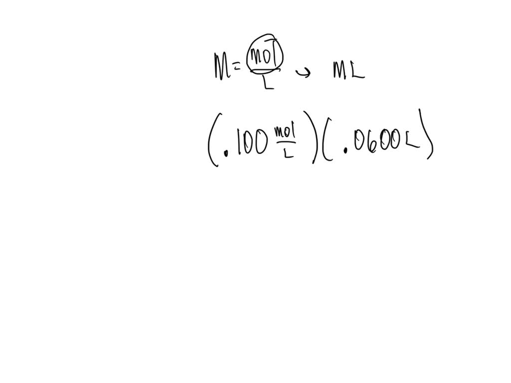 SOLVED: Molarity is a concentration unit that describes the amount of solute, mol, dissolved in ...