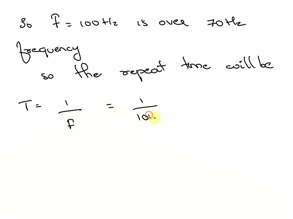SOLVED: A complex wave composed of four sinusoidal waves having frequencies of 10Hz, 50Hz, 100Hz ...