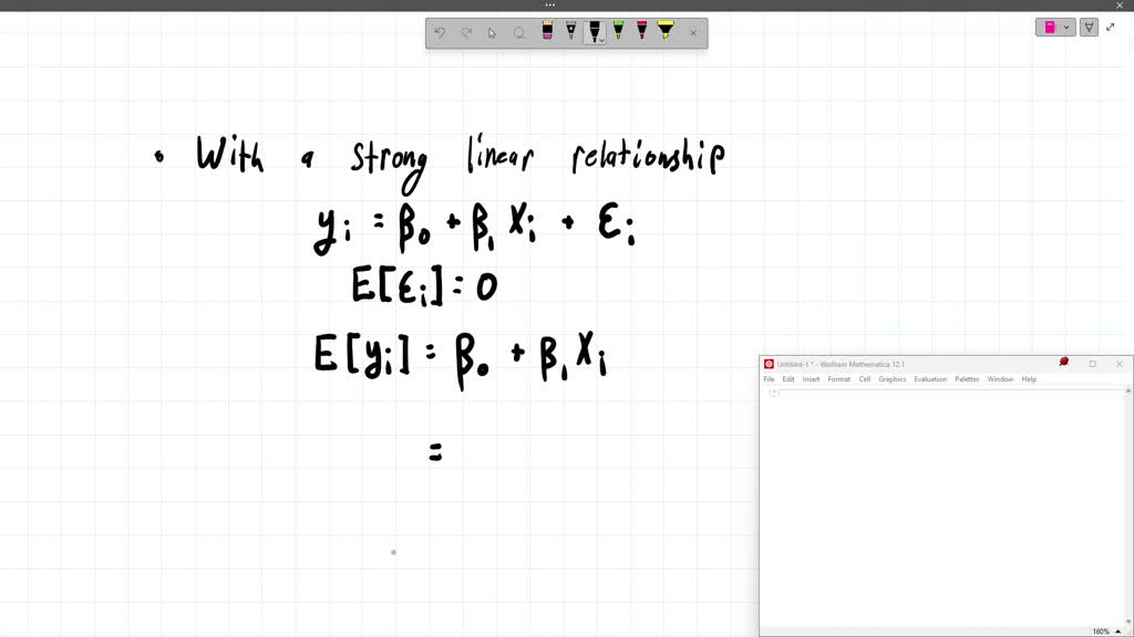 SOLVED: The linear relationship between two variables is described by ...