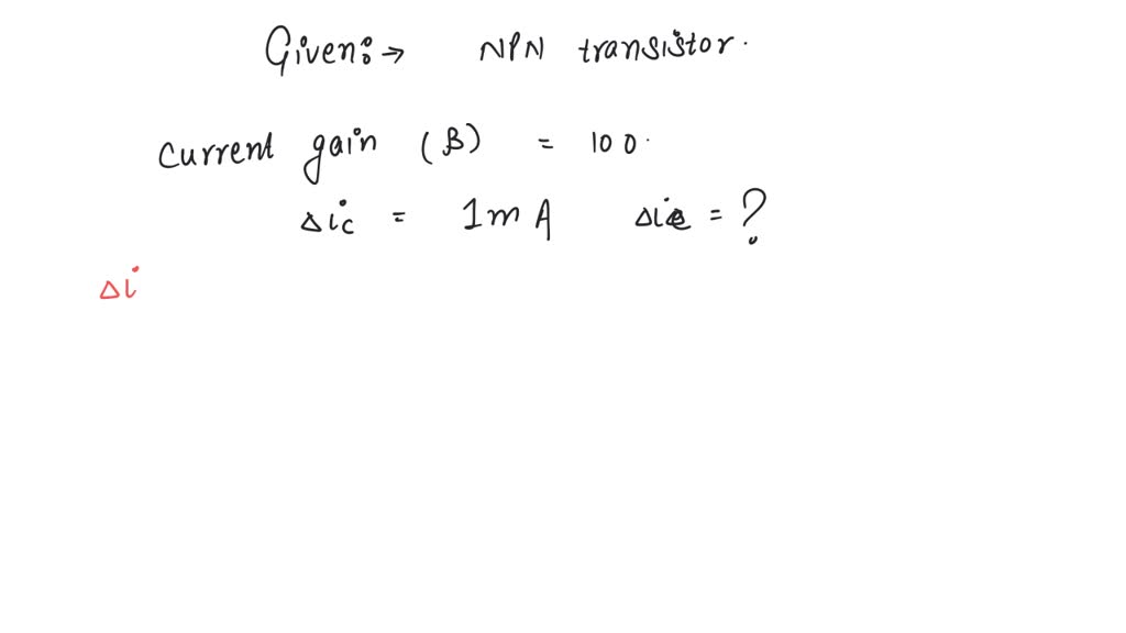 SOLVED: Consider an NPN transistor amplifier in common-emitter ...