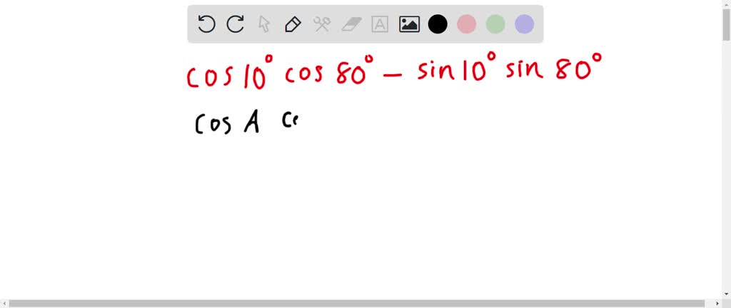 SOLVED: Use an Addition or Subtraction Formula to write the expression ...