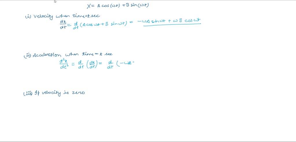 SOLVED: Velocity V. Find the position function x(t) and determine ...