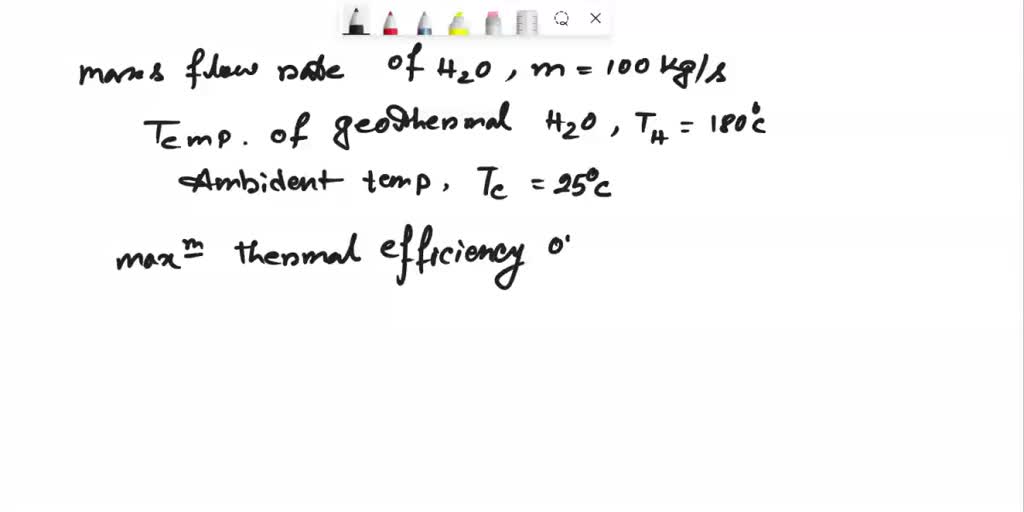 A geothermal site contains geothermal water available at the wellhead ...