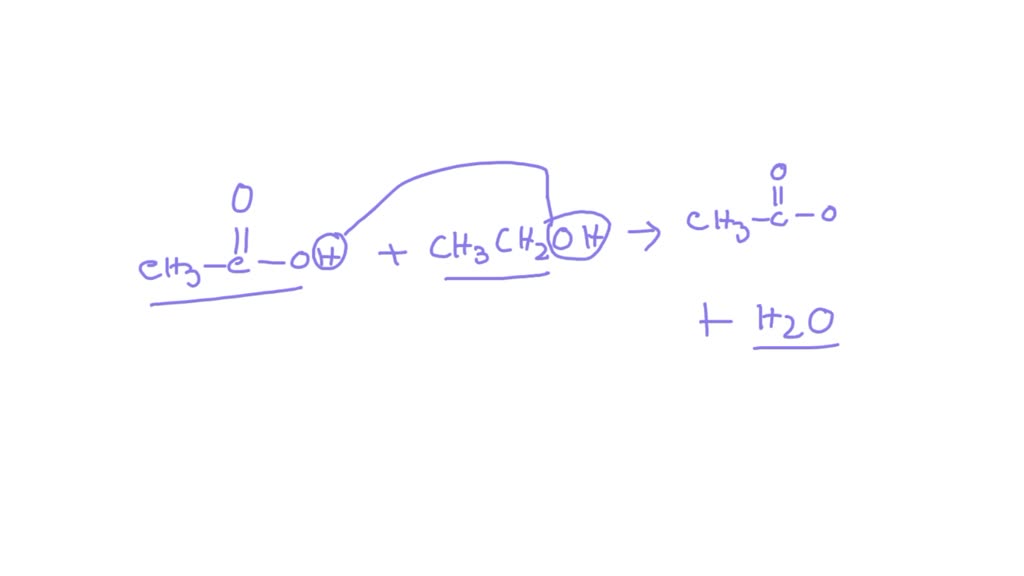 SOLVED: Draw the condensed structural formula of the ester formed in the following reaction: CH3 ...
