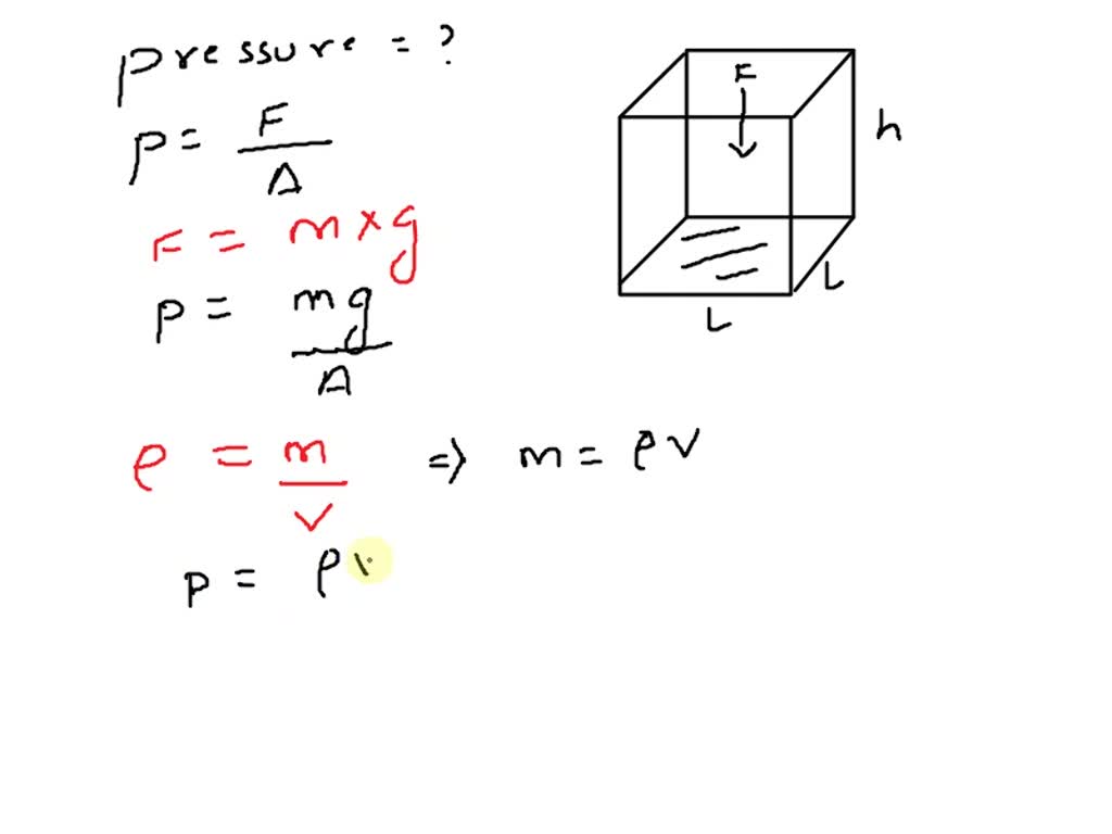 SOLVED: Grade 11 General Physics 10 - 9 # exerted by a column of fluid ...