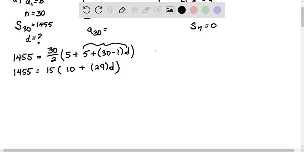 SOLVED: (a) Find the common difference of an A.P. whose first term is 5 ...