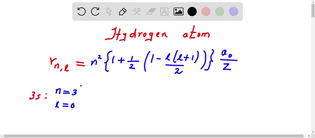 SOLVED: Determine the mean radius of the 3s orbital (for a hydrogenic ... SOLVED: Determine the mean radius of the 3s orbital (for a hydrogenic ...