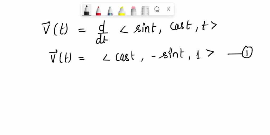 SOLVED: Chapter 11: Vector Calculus Find the speed of a particle whose position is given by the ...