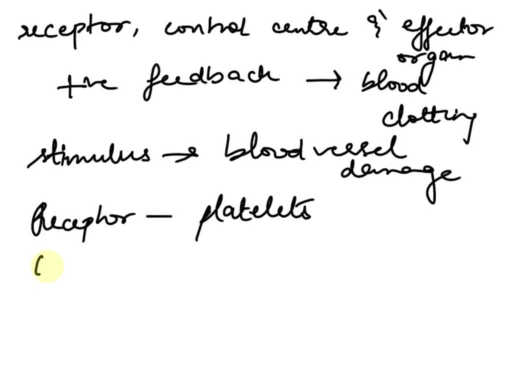 SOLVED: What is the receptor, control center and effector organ for ...