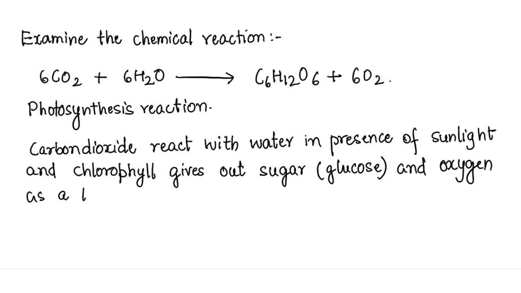 SOLVED: Examine this chemical equation below. The reactants (aka ...