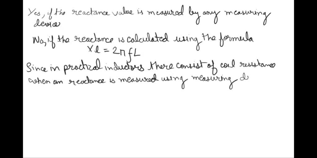 Do the coil resistances in an inductor have any effect on the Inductive reactance- frequency plot?