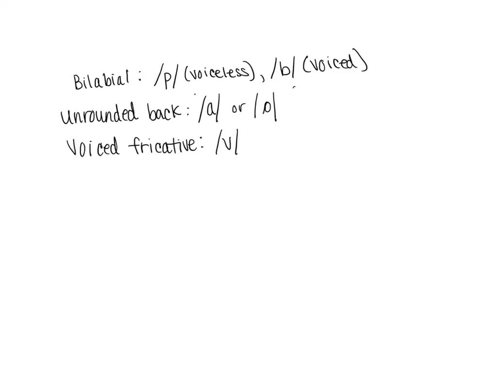 SOLVED: 1. Provide the phonetic symbol for the sound(s) whose ...