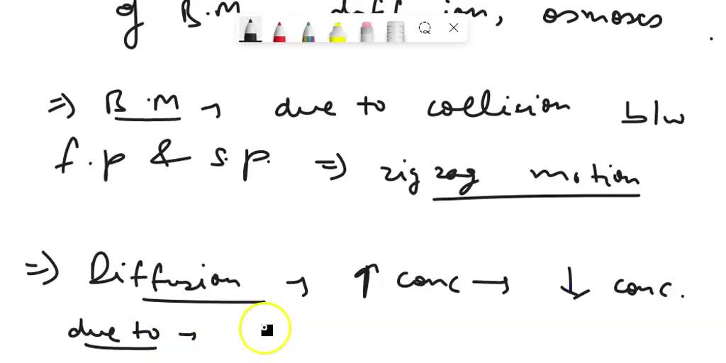 SOLVED: Observing Brownian Movement Experiment Brownian movement is the ...