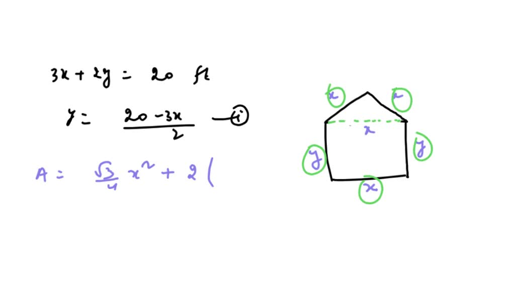 SOLVED: A window is in the form of an equilateral triangle surmounted ...