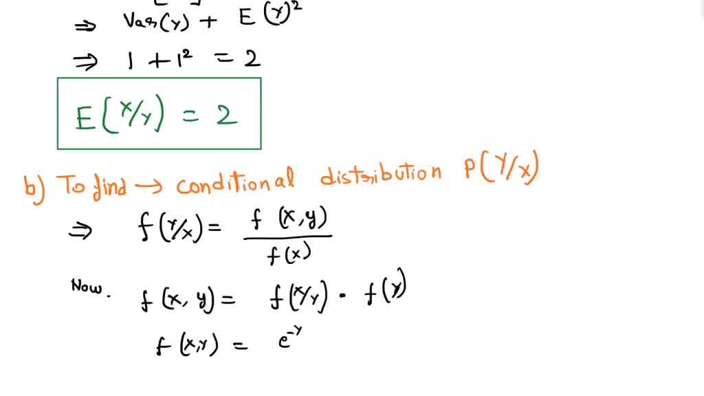 Solved Assume That X Is A Random Variable Whose Conditional 5856