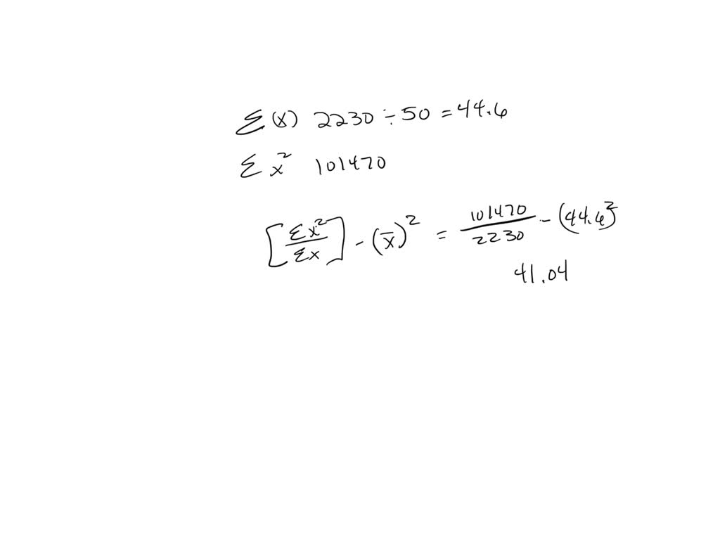 SOLVED: Consider the following frequency table. Class Frequency ... SOLVED: Consider the following frequency table. Class Frequency ...